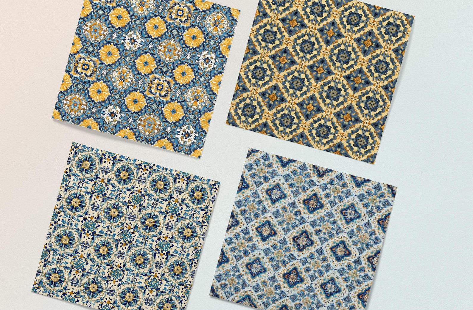 Persian Tile Seamless Patterns, Islamic Art Digital Papers, Vintage ...