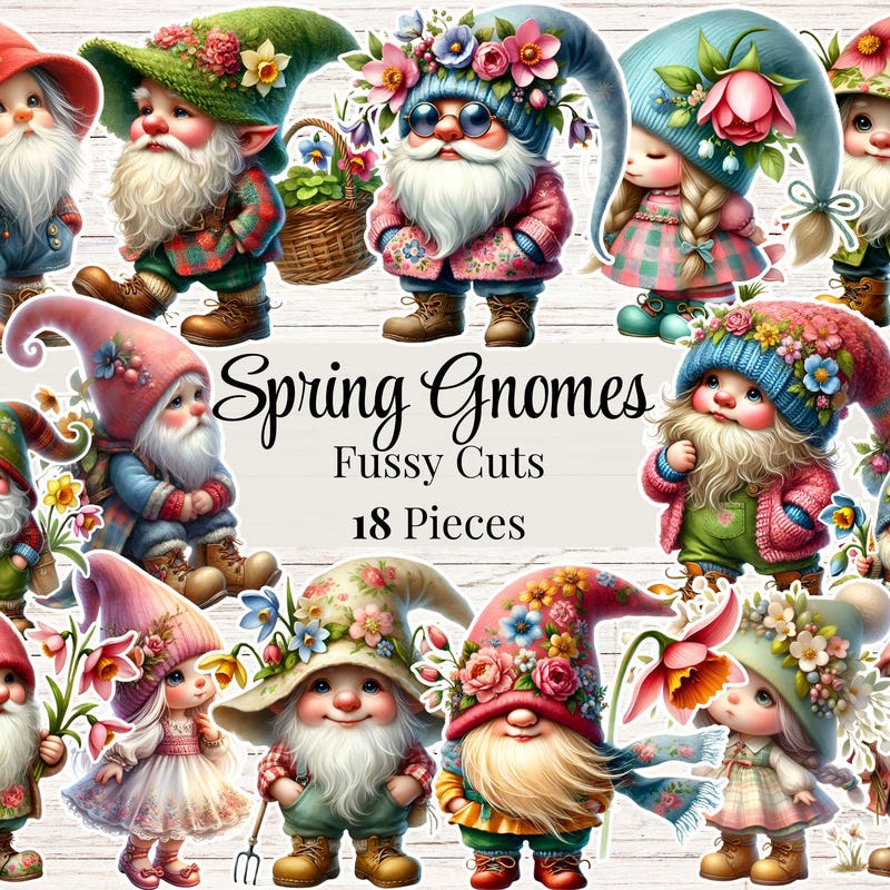 Spring Gnome - Etsy