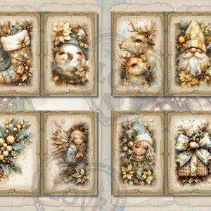 Christmas Junk Journal Kit Festive Scrapbooking Papers Holiday Junk ...