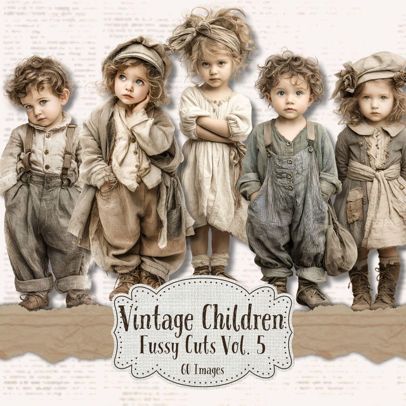 Antique Victorian Children - Etsy
