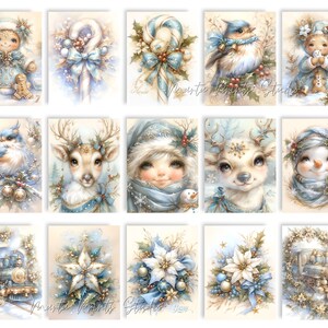 Christmas Junk Journal Pages Christmas Printables Holiday Scrapbooking ...