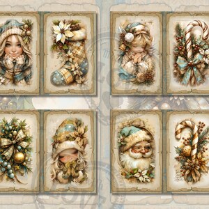 Christmas Junk Journal Kit Festive Scrapbooking Papers Holiday Junk ...