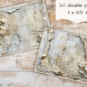 Shabby Chic Junk Journal Kit Rustic Printable Pages Vintage Romantic ...