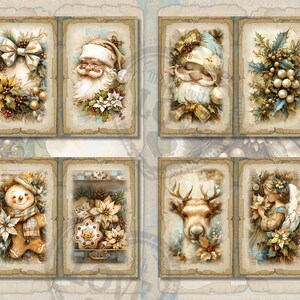Christmas Junk Journal Kit Festive Scrapbooking Papers Holiday Junk ...