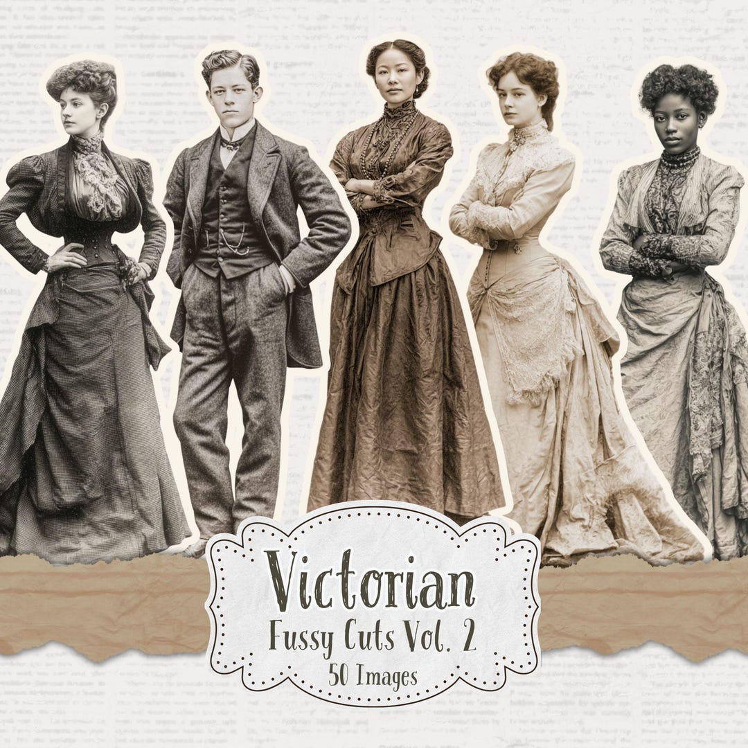 Victorian Fussy Cuts – Victorian People Ephemera, Vintage Paper Dolls ...