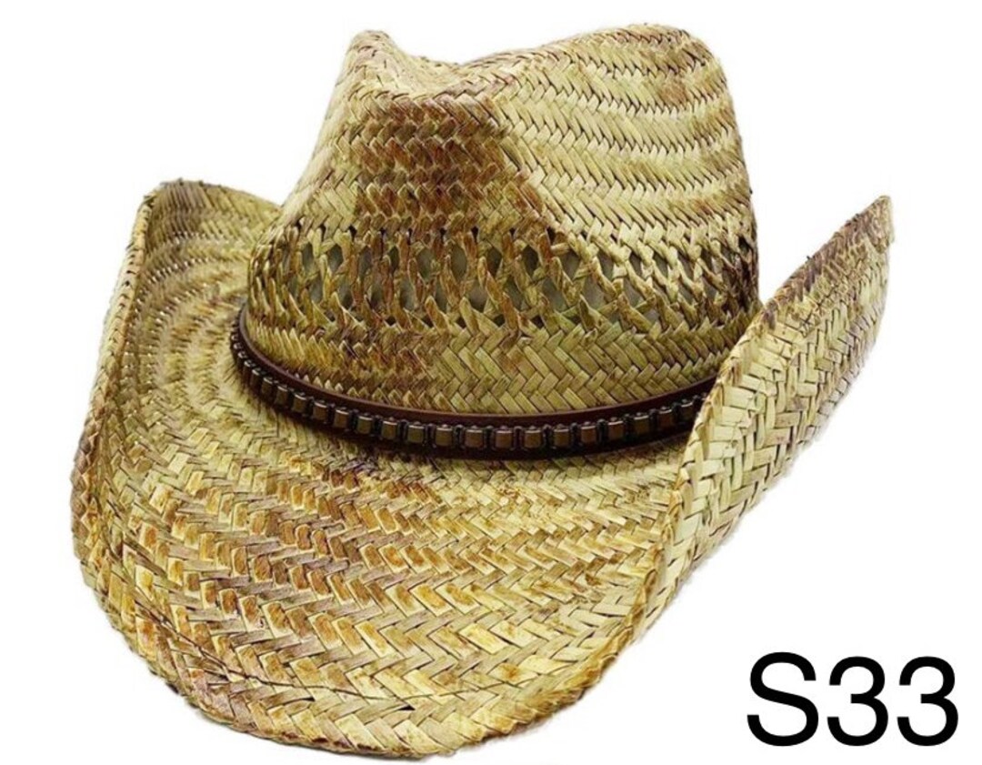 Classic Summer Cowboy Hat Paper Straw Cowboy Hat Lightweight & Stylish ...