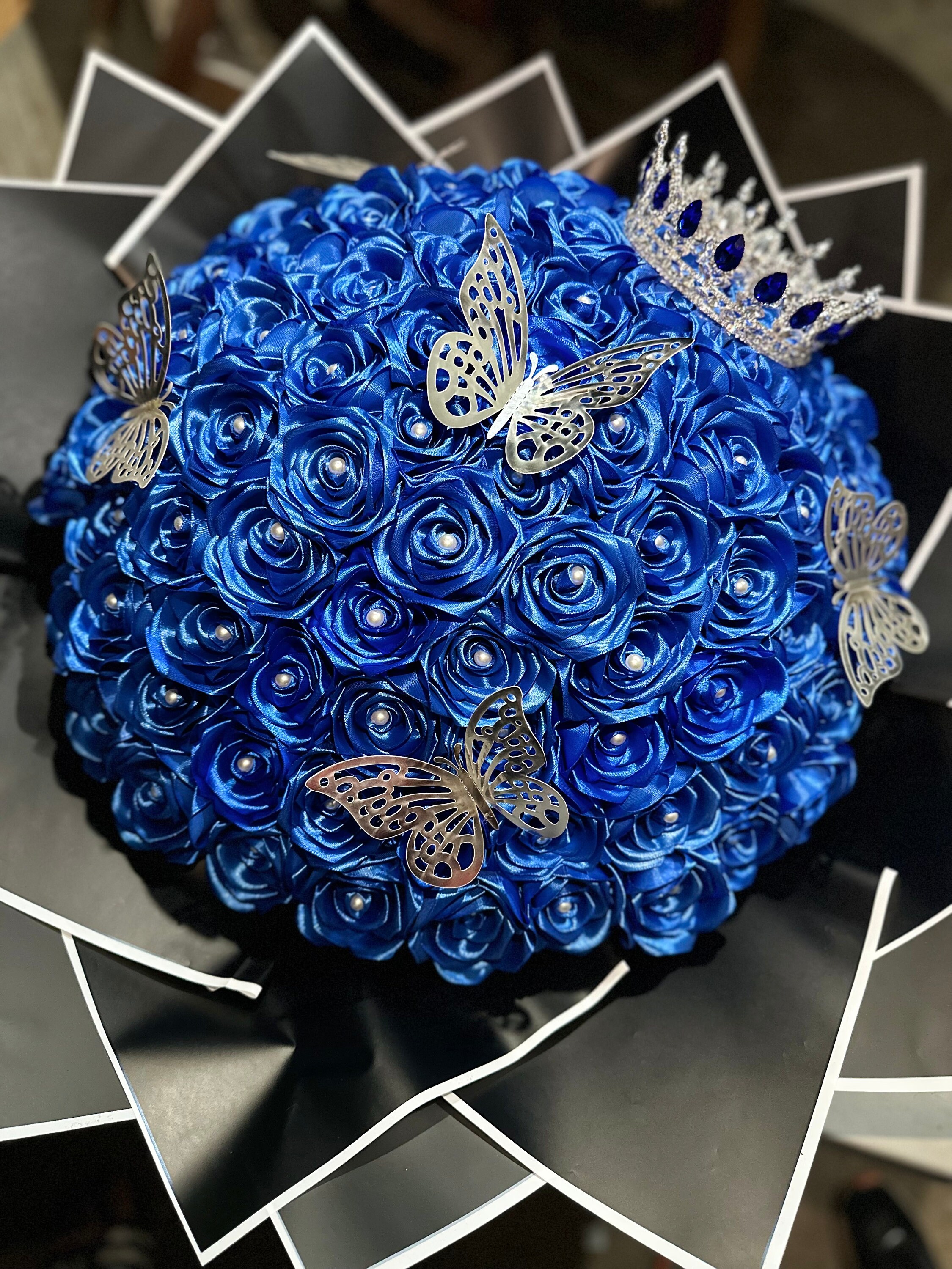 Eternal Roses - Handmade From Satin Ribbon - Perfect Valentine’s Day ...