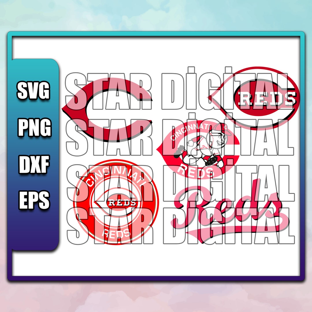 Cincinnati Redss SVG PNG, Svg Sports Files, Svg for Cricut, Clipart ...