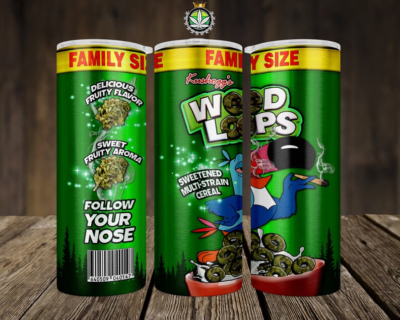 Weed Loops 20oz/15oz/11oz Funny 420 Tumbler Wrap, Joke Stoner Mug PNG ...