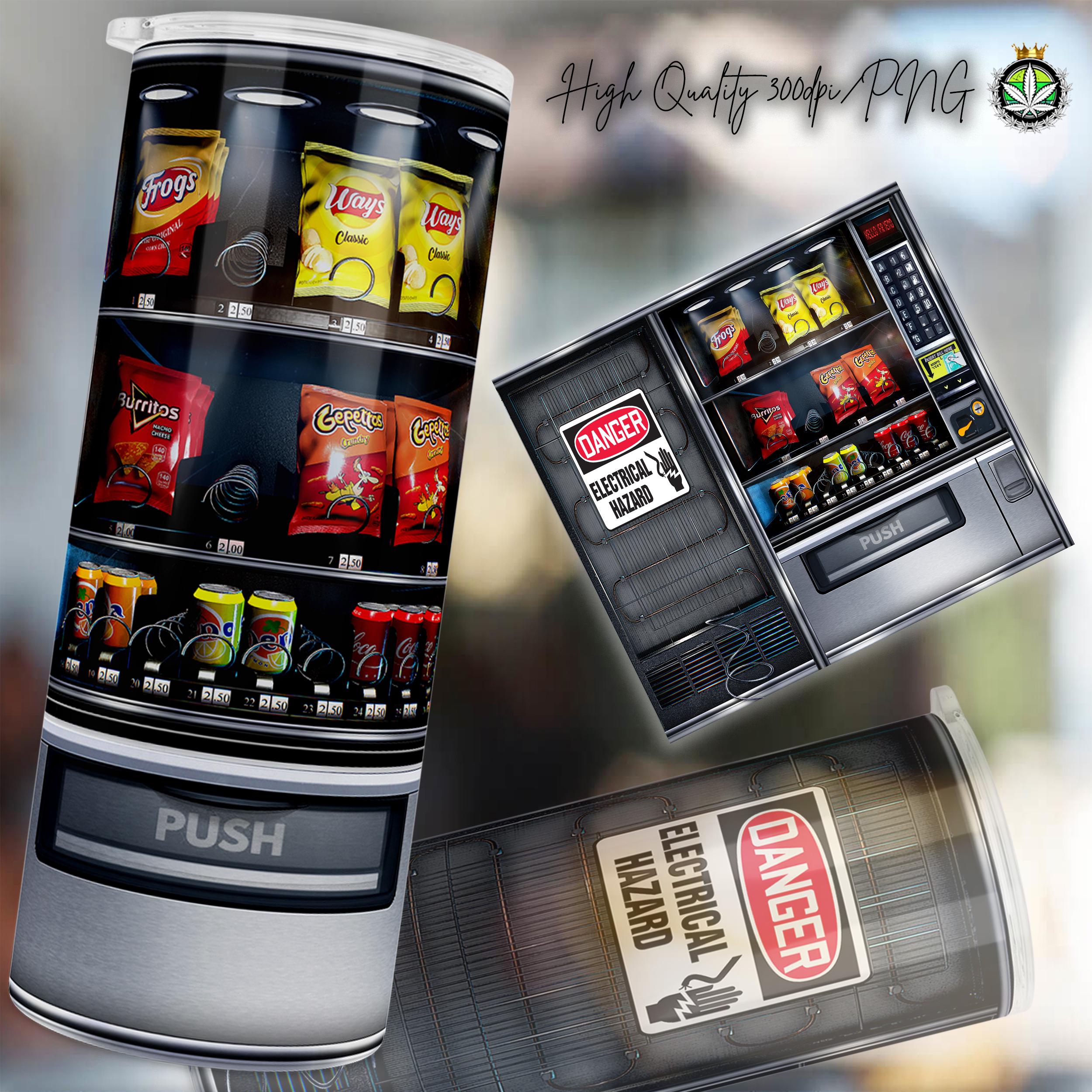 Vending Machine 20oz Tumbler Wrap, Candy Machine Tumbler PNG, Funny ...