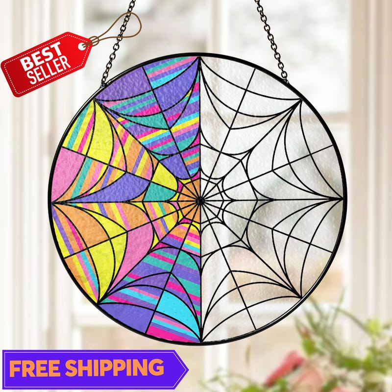 Wednesday Stained Glass Window - Etsy