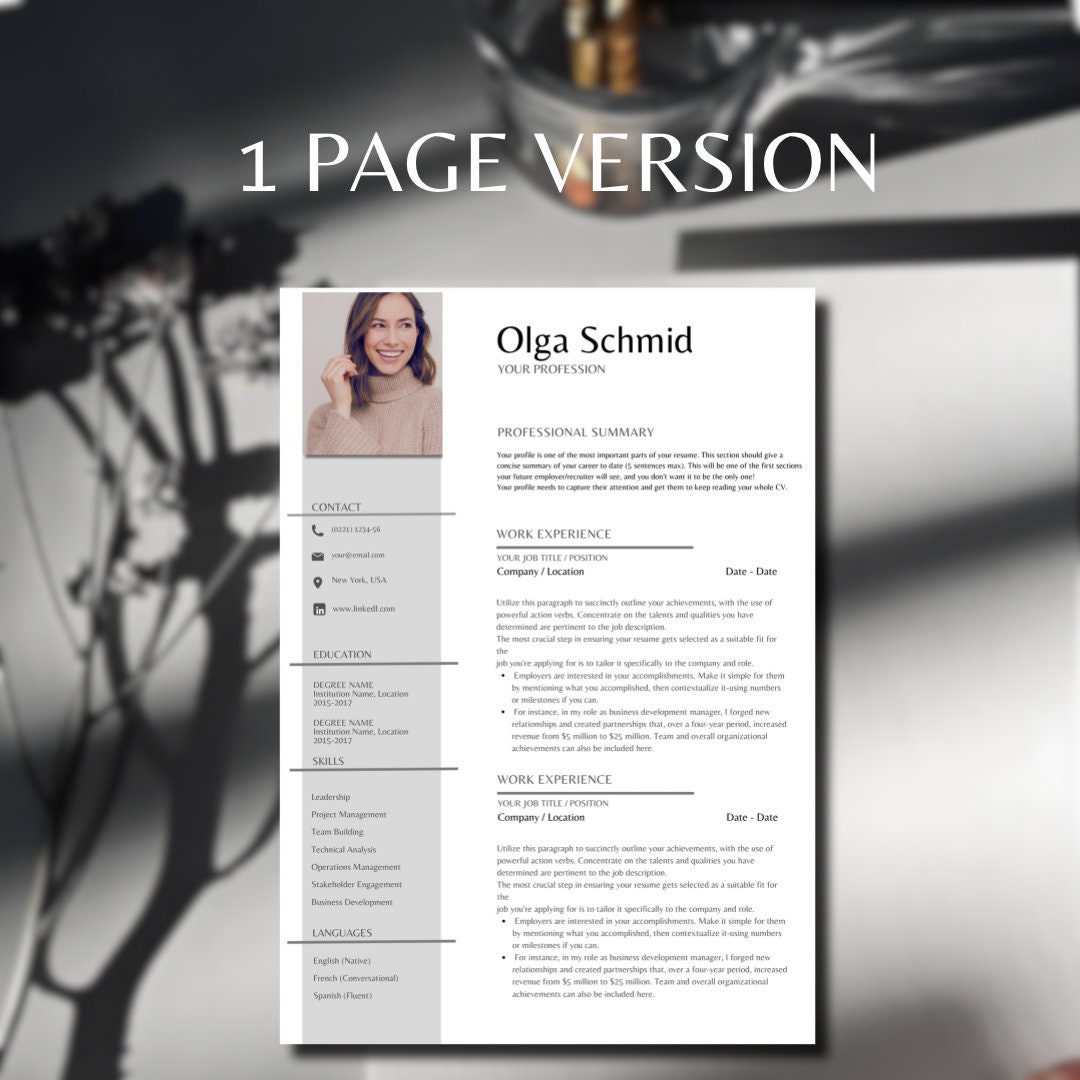 Clean and Modern Resume Template for 2024: Executive Assistant ...