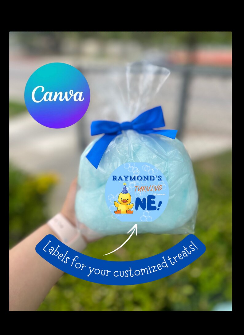 Editable Rubber Ducky Labels Digital Download Customizable Duck ...