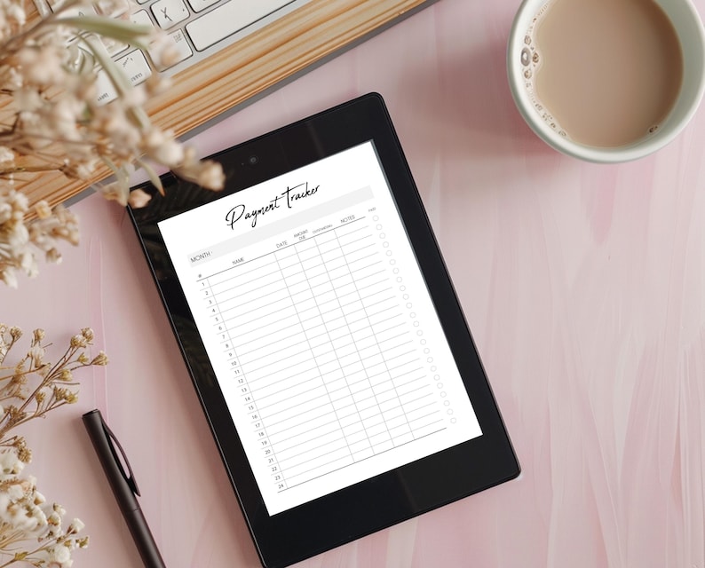Payment Tracker and Client Payment History Log, Ideal for Small ...