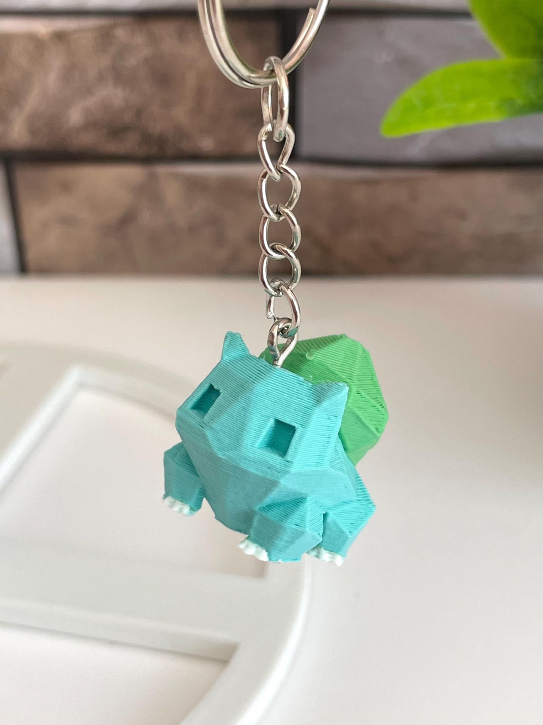 Pokemon Bulbasaur Keychain, Keyring, Backpack Keychain, Purse Keychain ...