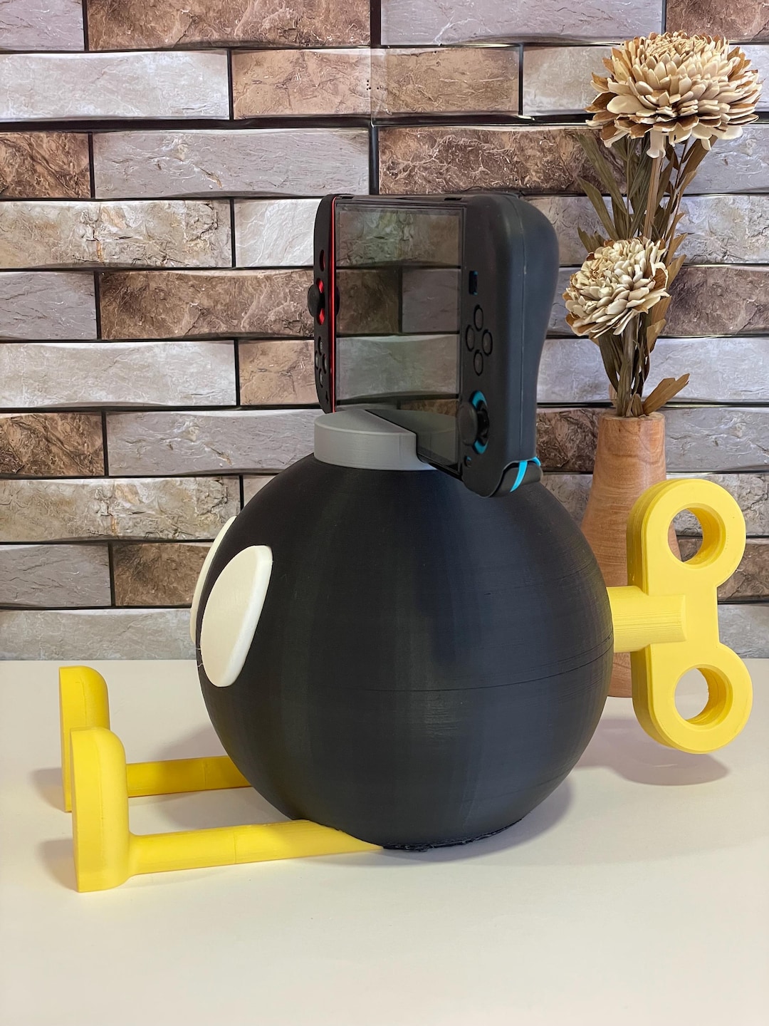 Bob-omb Controller Holder 3D Printed Mario Bros PS5 and XBOX Controller ...
