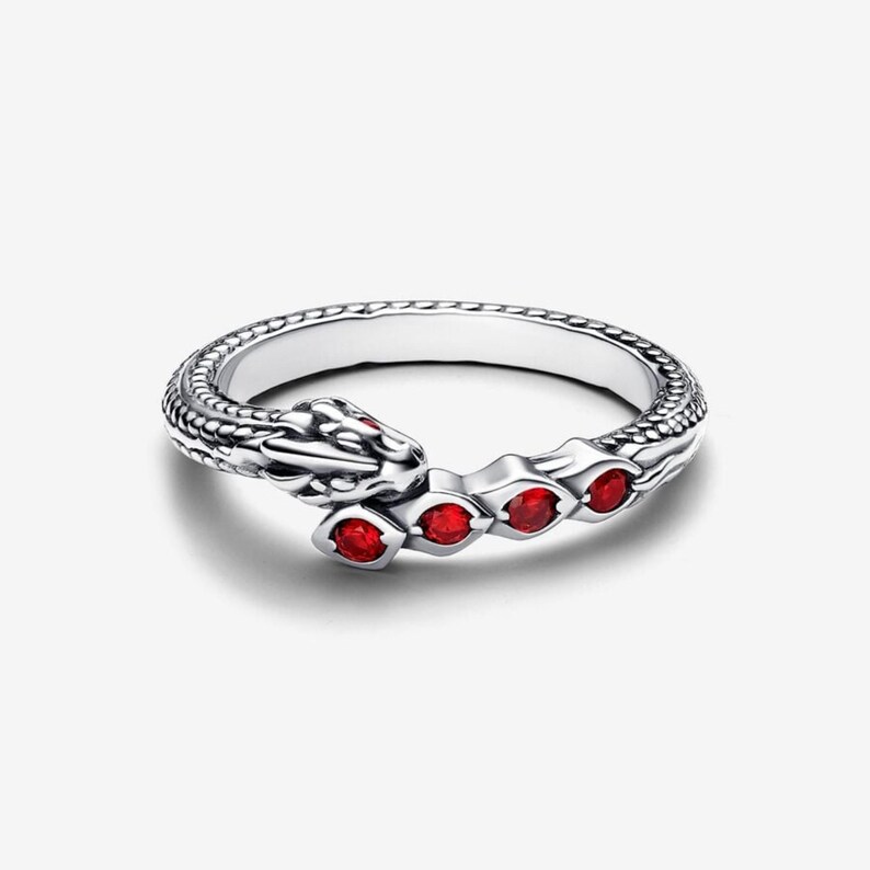 Game of Thrones Dragon Sparkling Ring,s925 Sterling Silver Ring,bestie ...