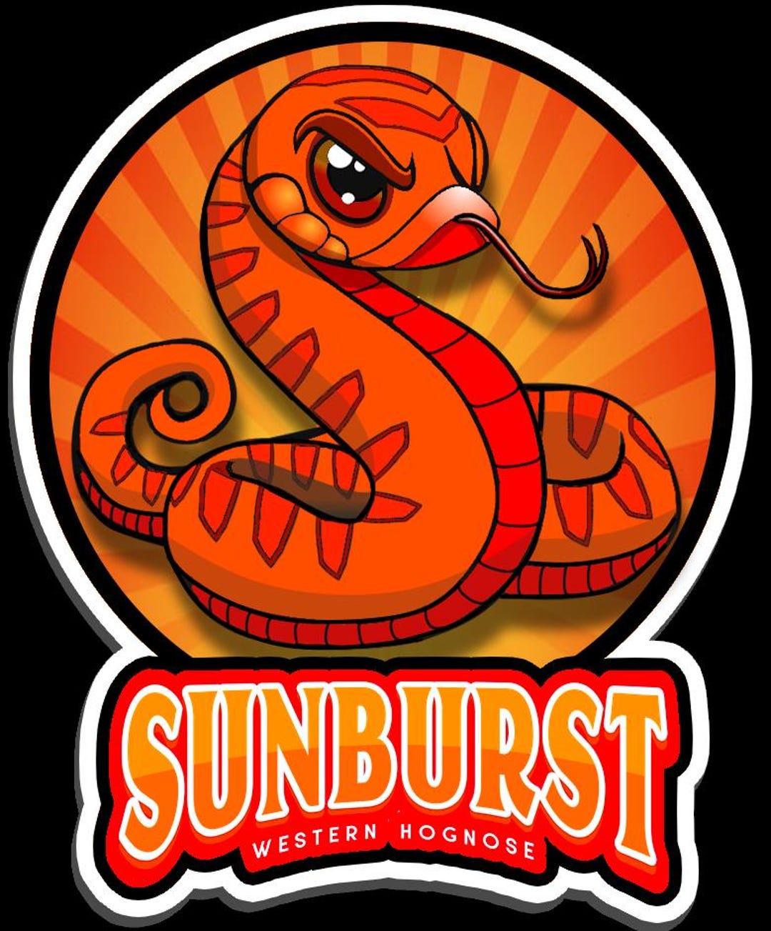 Sunburst Morph Sticker - Etsy