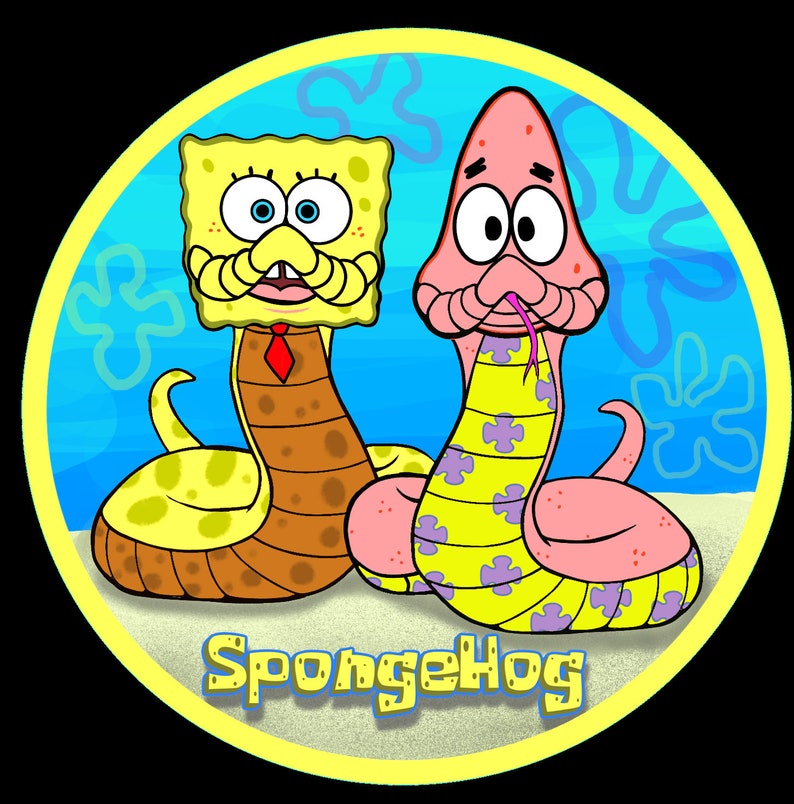 Spongehog Sticker- Western Hognose Snake - Etsy