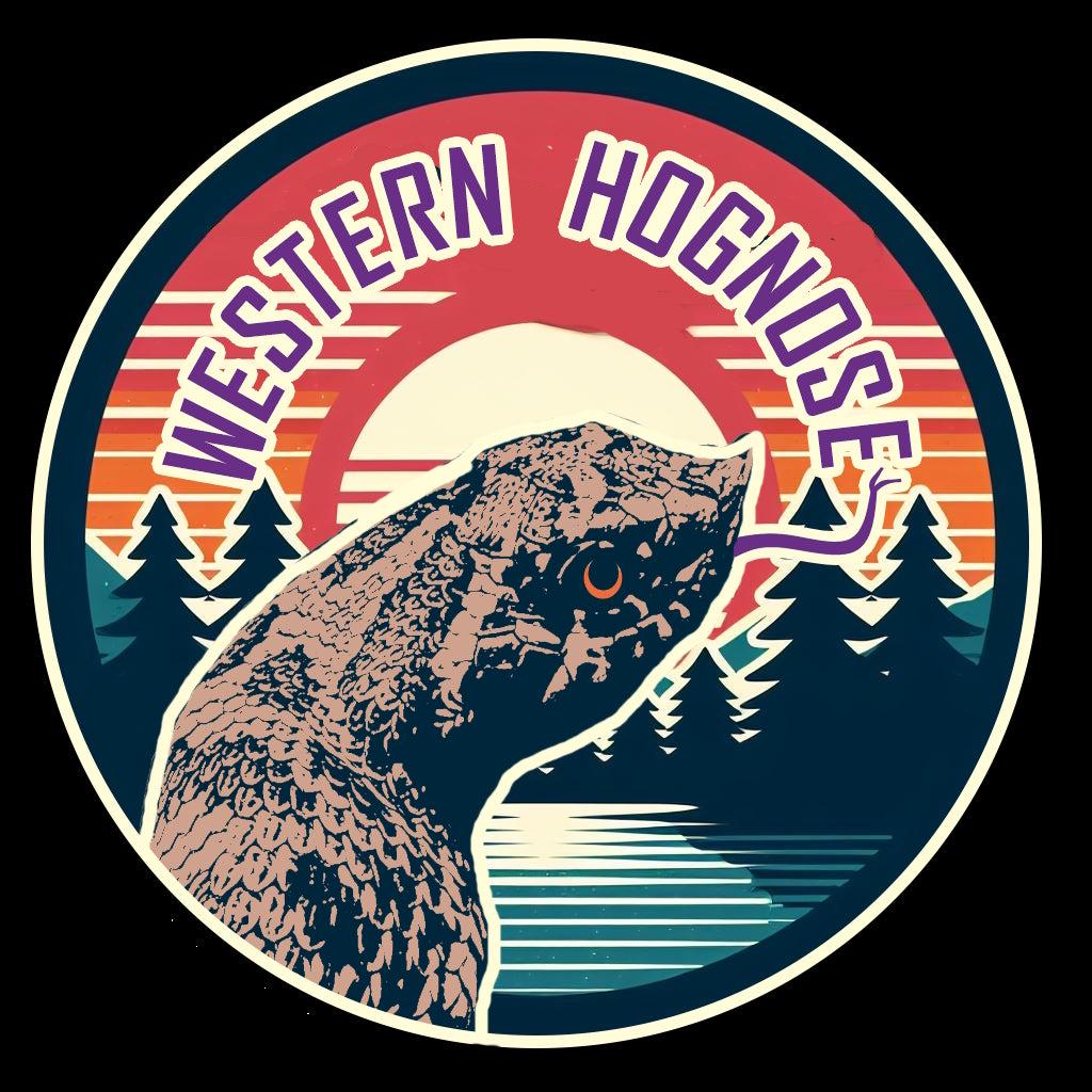 Vintage Western Hognose Large Sticker - Etsy