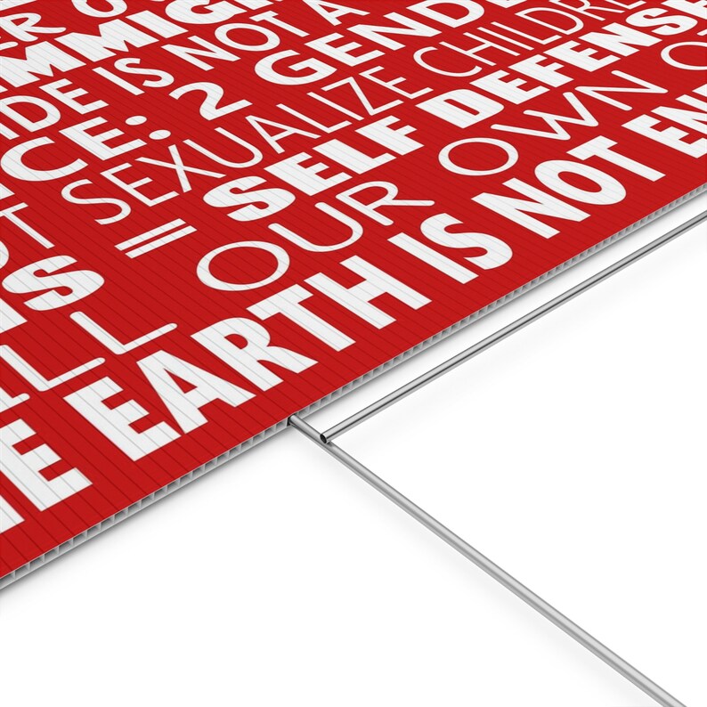 Conservative we Believe Yard Sign - Etsy