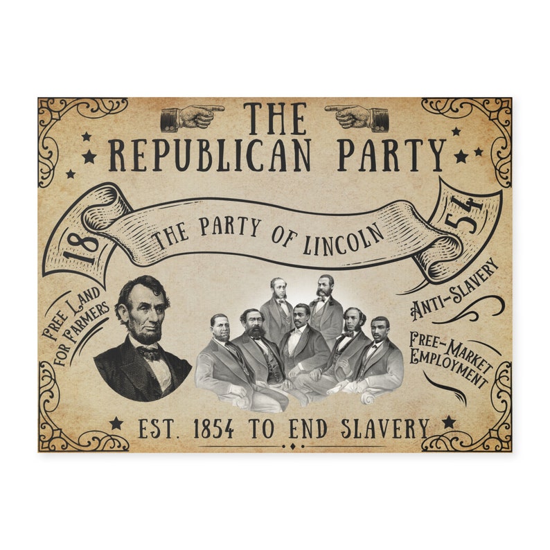 Old Timey Republican Yard Sign - Etsy