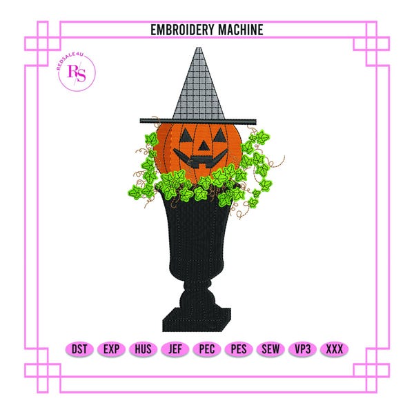 Topiary Embroidery Design - Etsy