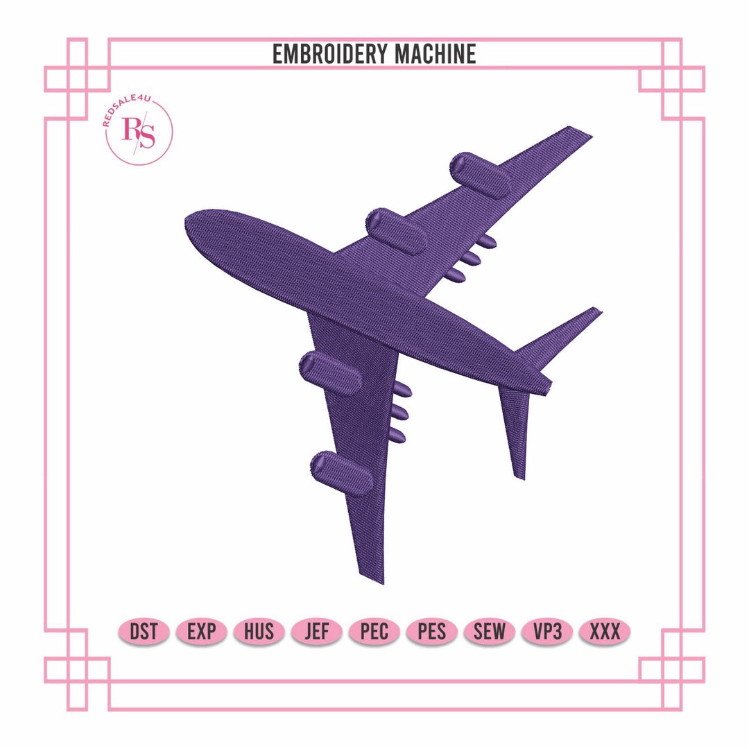 Mini Airplane Machine Embroidery, Aeroplane Logo Embroidery Design ...