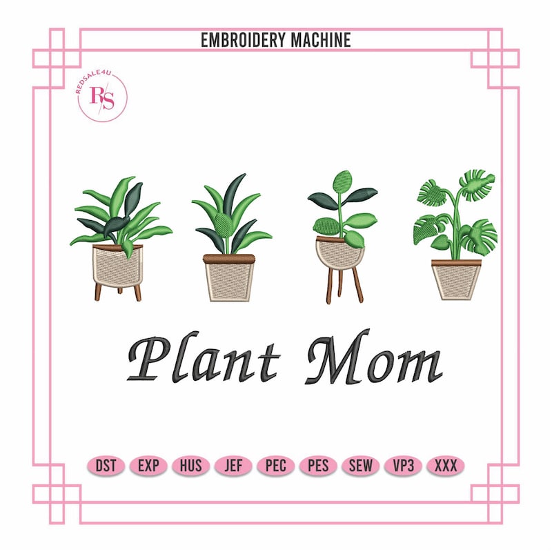 Plant Embroidery - Etsy