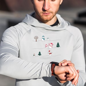 Snowman Divider Clipart, 3 Hand Drawn Digital Images, Christmas Designs ...