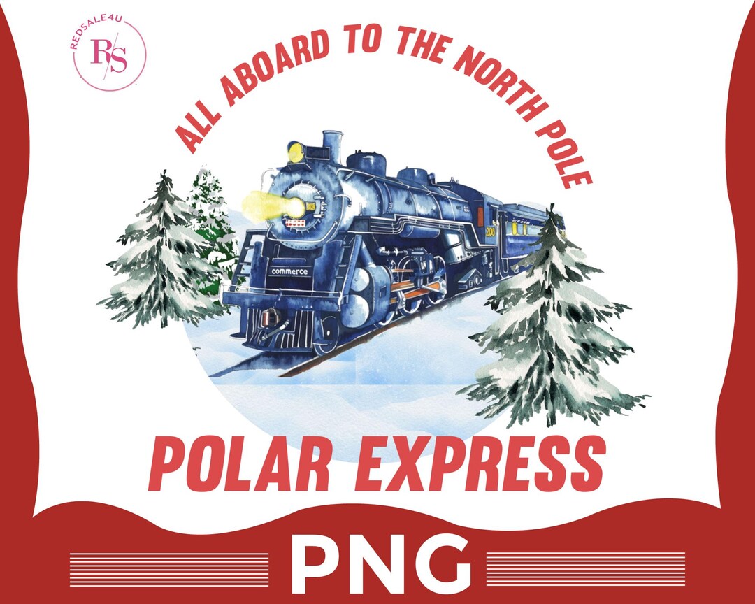 North Pole Christmas Train PNG, Christmas Clipart, Christmas ...