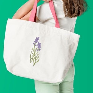 Lavish Lavender Design Embroidery, Mini Flower Machine Embroidery ...