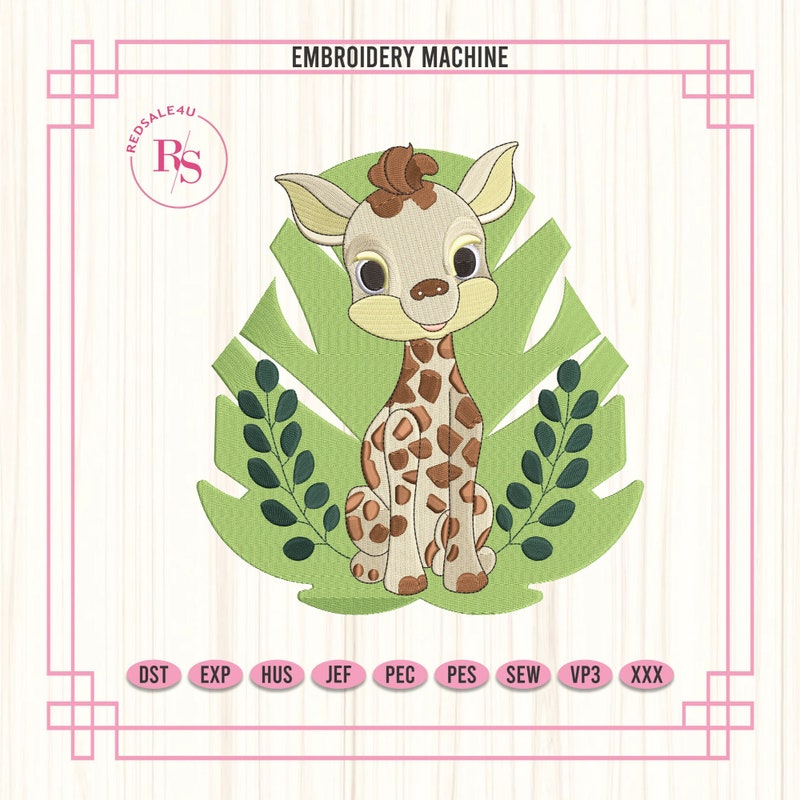 Giraffe Embroidery - Etsy