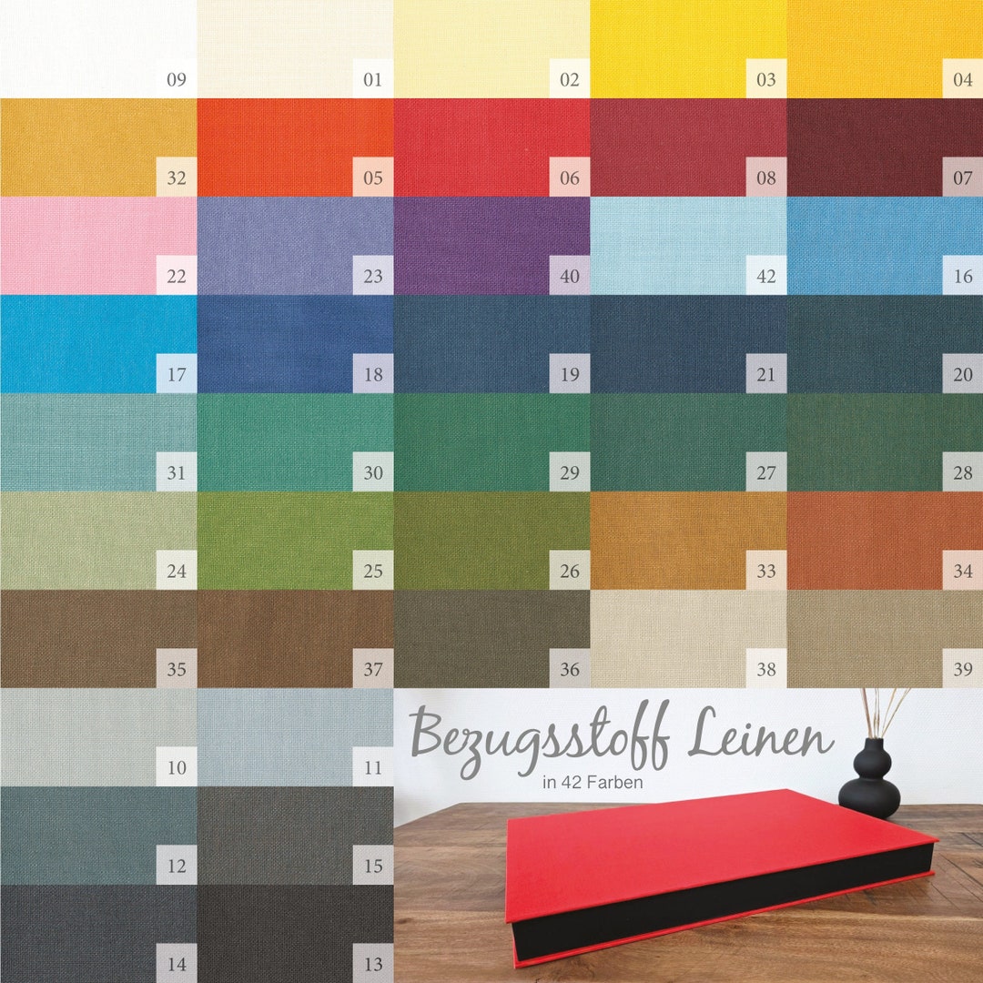 DINA3 30x42cm 12"x16" Book Cloth Prof. Premium Cover Fabric Backing ...