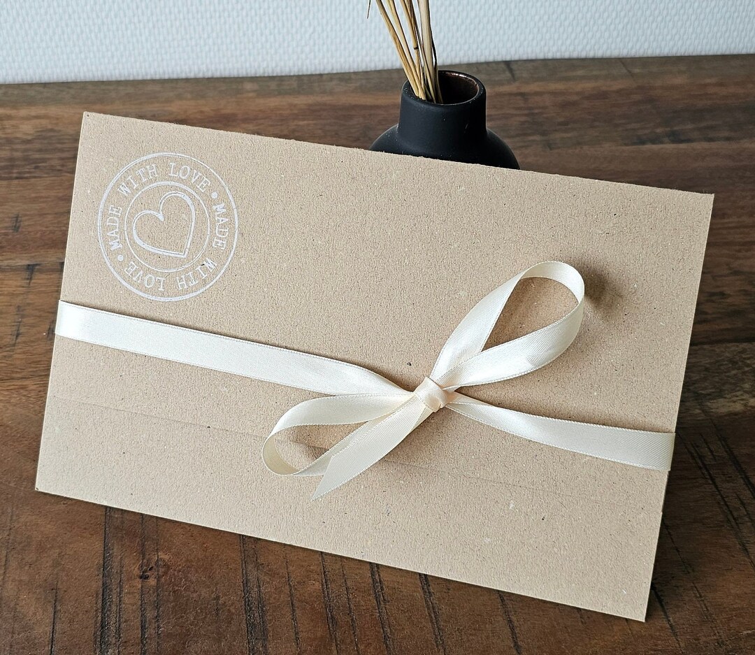 Protective Slip-in Folder up to 15x21cm 6"x8" DIN A5 Brown Kraft Photo ...