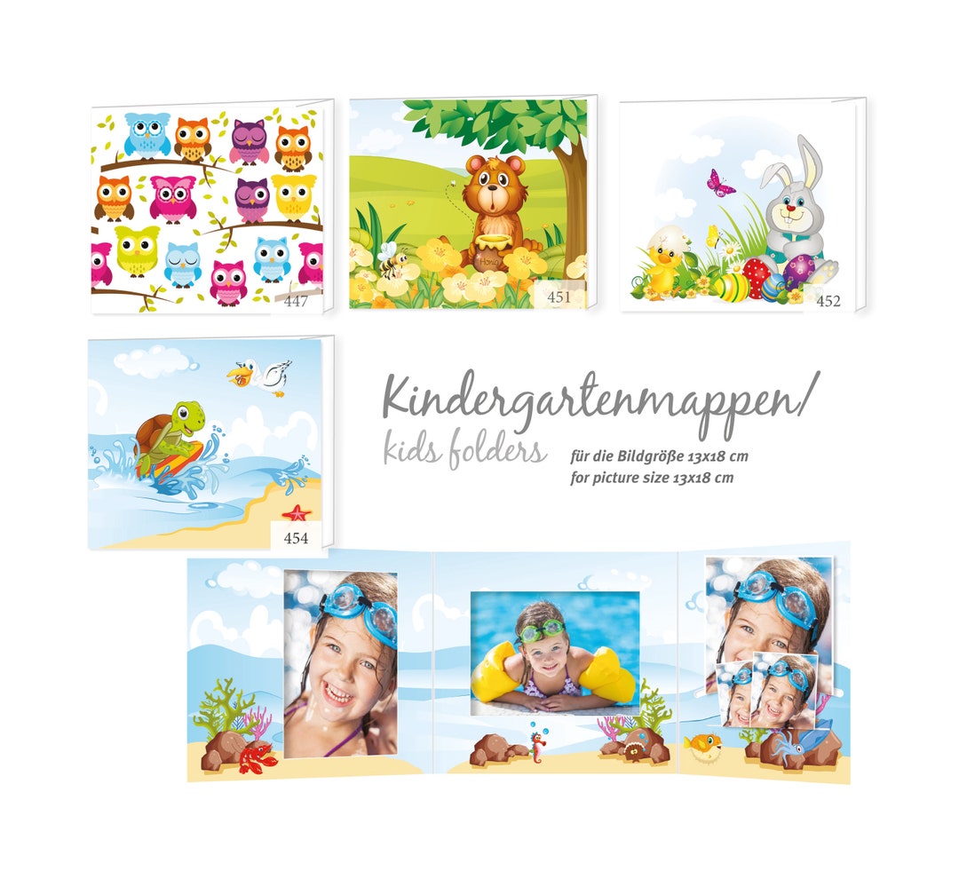 School Photo Folders "classic" for 13x18 + 15x21 Portrait Landscape ...