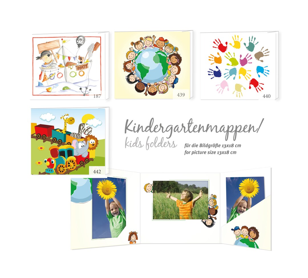 School Photo Folders "classic" for 13x18 + 15x21 Portrait Landscape ...