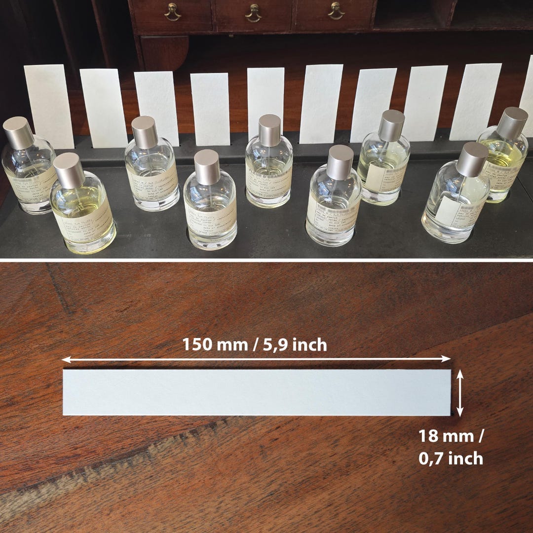 100pc 18x150mm / 0,7x6 Professional Aroma Therapy Perfume Test Smelling ...