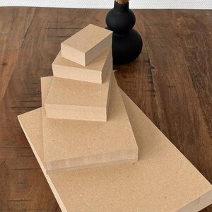 100 Sheets 300gsm Sturdy Kraft Cardboard Recycled Cardstock Natron ...