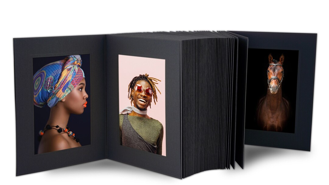 24x33cm 10x13" Leporello Concertina Album Professional XXL Highend ...