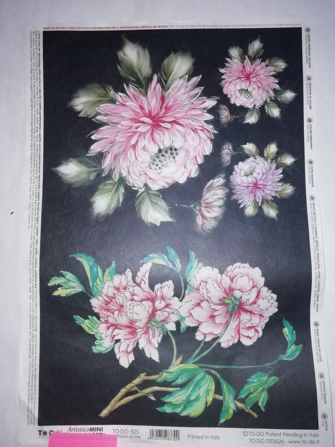 Vellum/soft Paper, Rice Paper for Decoupage, Scrapbooking. - Etsy