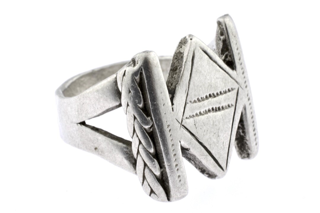 Old Fulani Silver Ring. Antique Mali Peul Tribal High Grade Silver Ring ...