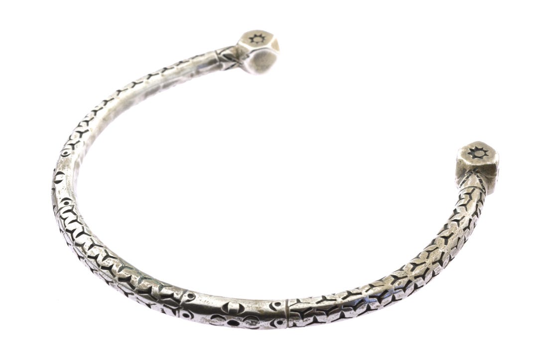 Antique Ethnic Anklet Khelkhal From Aures or Tunisia. Old Berber Tribal ...