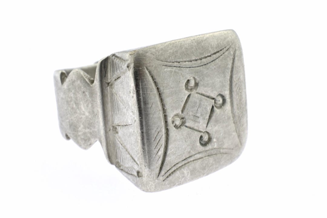 Old Fulani Silver Ring. Antique Southern Saharien Tribal Ring - Etsy