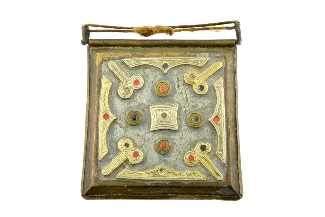Ancient Tuareg TCHEROT / KITAB SHIRAWT Amulet From Western Sahara. Old ...