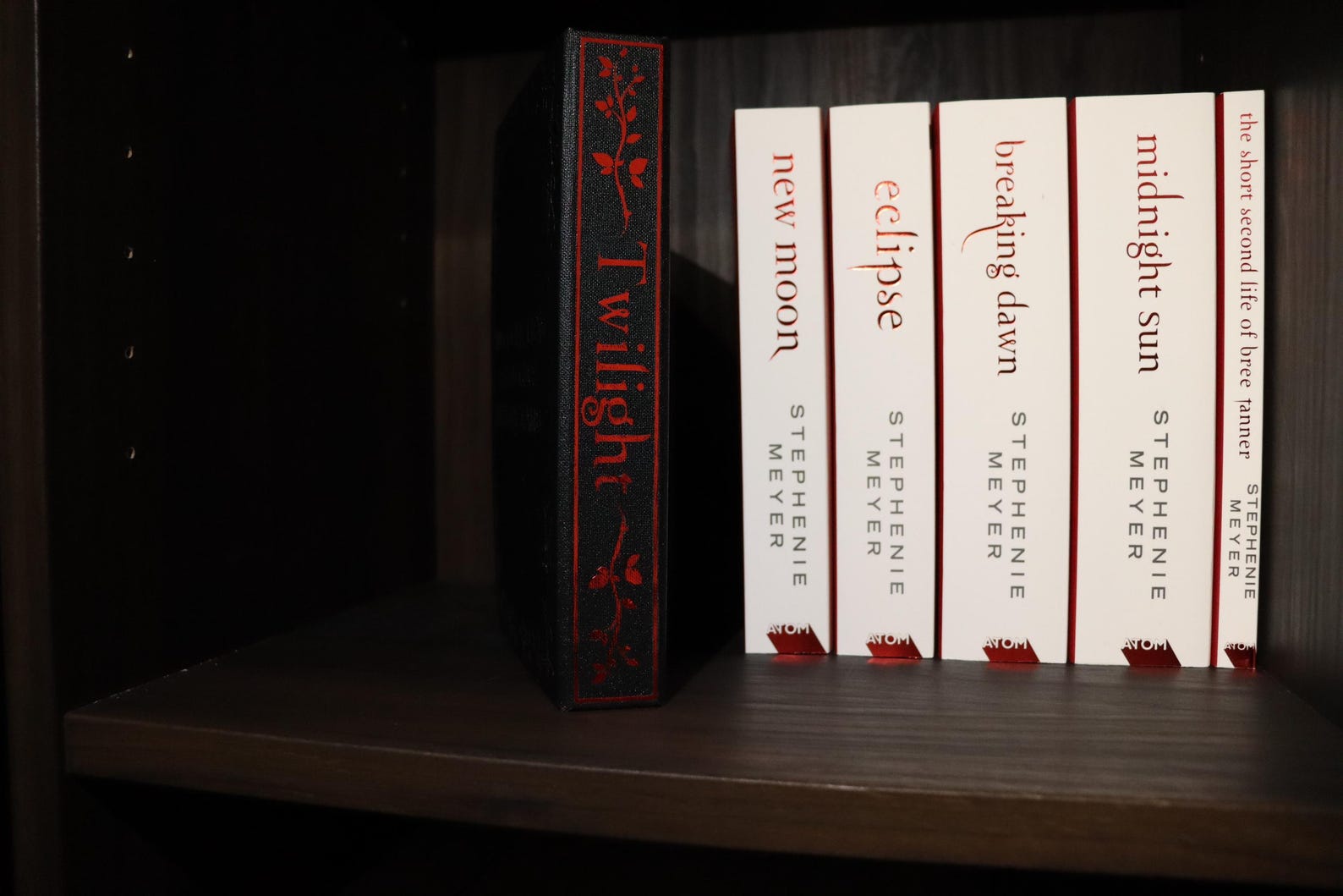 Twilight by Stephenie Meyer | Hand Made, Rebind Cover, Foil Vinyl ...