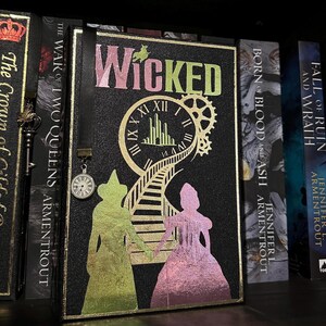 Wicked Rebound Book | Hand Made, Rebind Cover, Foil Detailing - Etsy