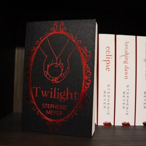 Twilight by Stephenie Meyer | Hand Made, Rebind Cover, Foil Vinyl ...