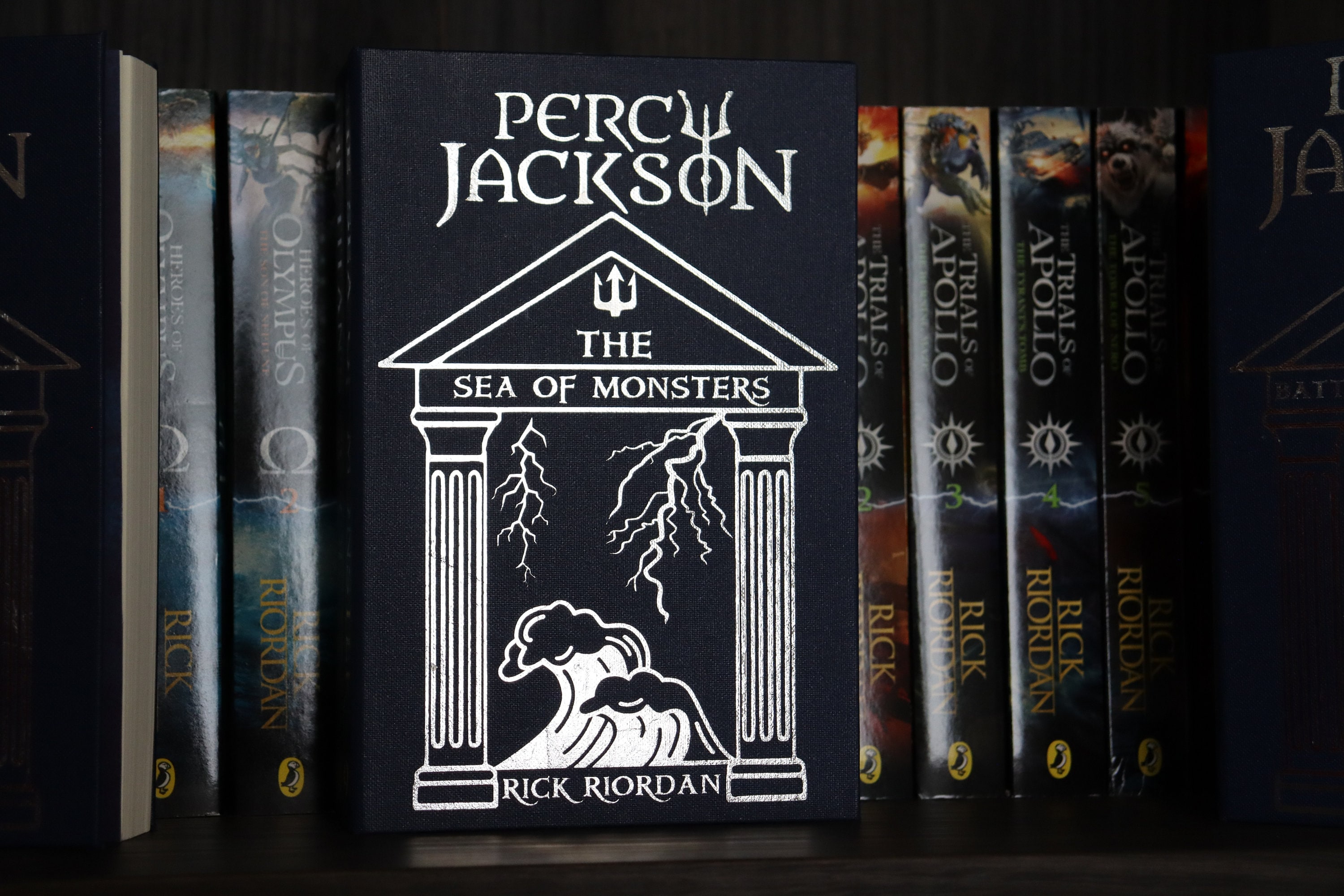 Percy Jackson and the Sea of Monsters Rebound Book | Hand Made, Rebind ...