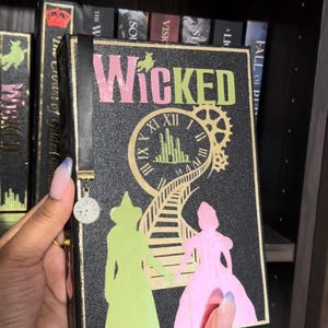 Wicked Rebound Book | Hand Made, Rebind Cover, Foil Detailing - Etsy